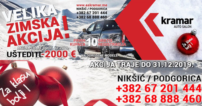 Autosalon Kramar Crna Gora / Nikšić - Podgorica